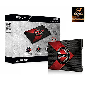 PNY CS2211 480GB Pro Gaming 2.5” SATA III MLC Internal Solid State Drive (SSD) - (SSD7CS2211-480-RB)