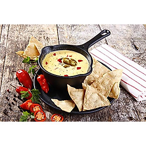 Victoria Cast Iron Sauce Pan. 0.45qt Sauce Pot Seasoned with 100% Kosher Certified Non-GMO Flaxseed Oil.