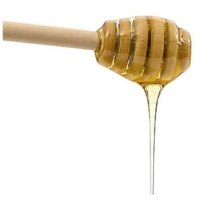 Birdielux Honey Dipper Stick Wooden Honey Mixing Stirrer Honey Spoon Honey Dispenser Cucharón de Miel Wedding Party Favor Gifts