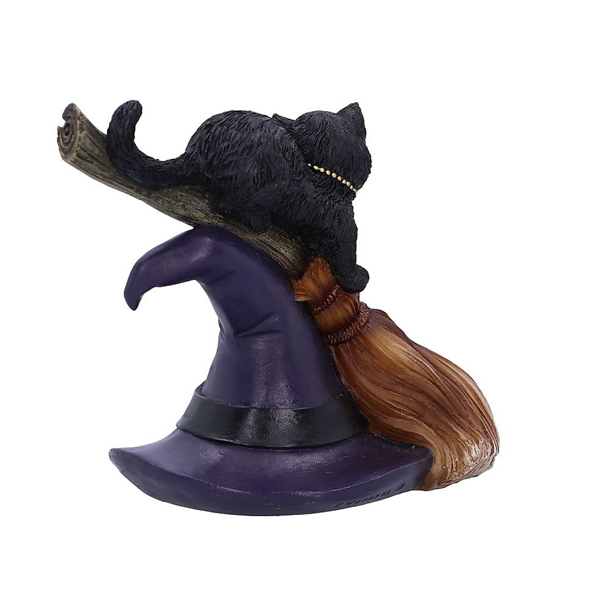 Nemesis Now Bewitched Cat Figurine, Multi Coloured, 13.3cm