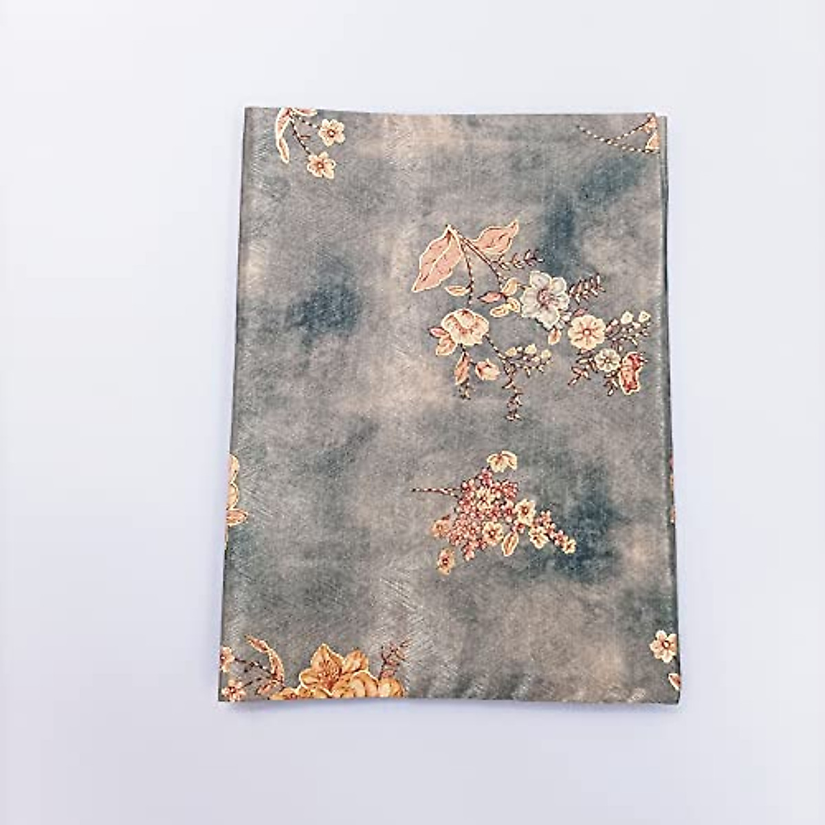 Book Sleeve Cover ( Flowers )| Hard Books Cover A5(8-1/4''x 5-13/16'') for Paperback,Washable Fabric,Fits Thickness Adjustable