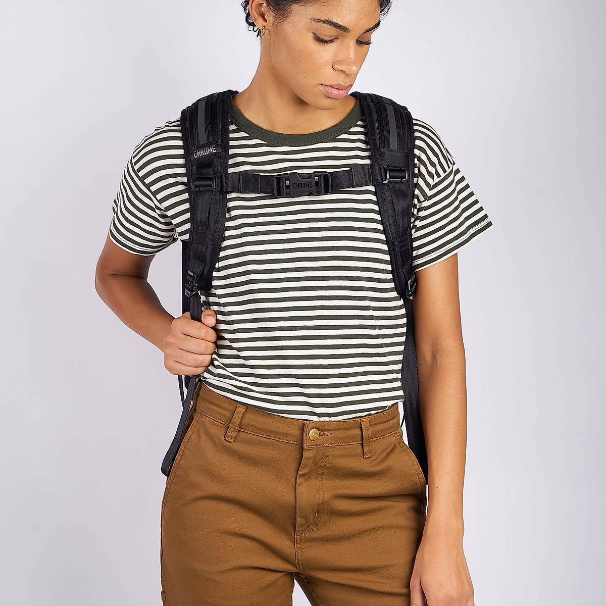 Chrome Industries Urban Ex 2.0 Rolltop Backpack- 15" Laptop Bag, Waterproof, 30 Liter, Black