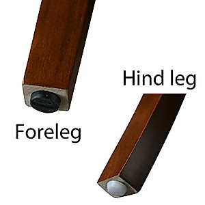 Morhome Upholstered Dining Set of 2 Elegant Tufted Fabric Parsons Chair with Solid Wood Legs, White