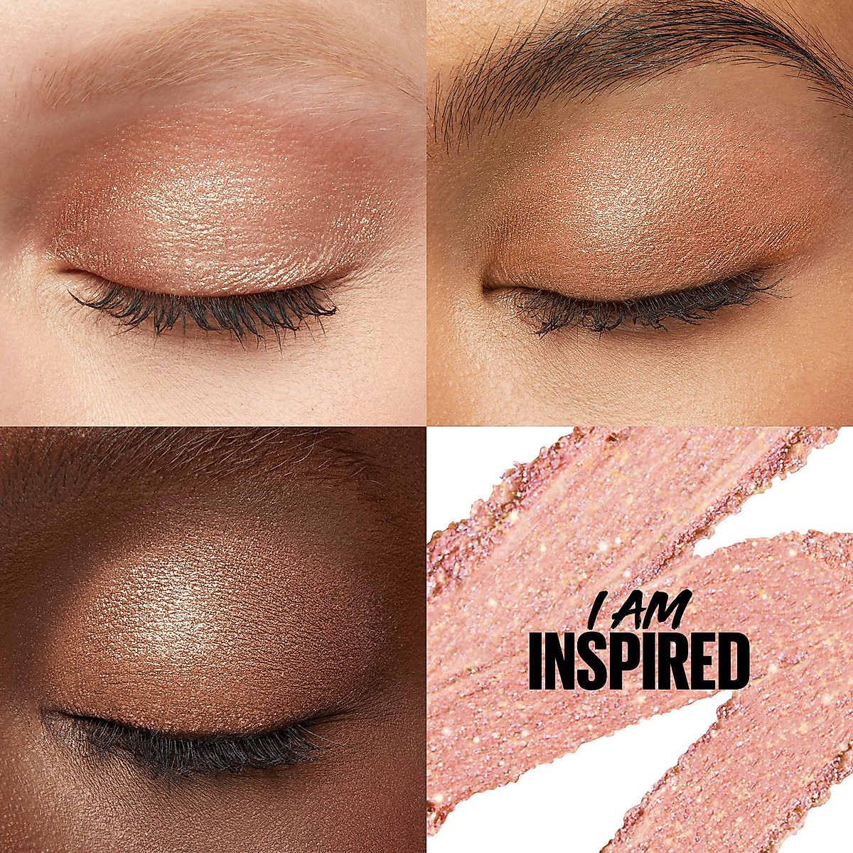 MAYBELLINE Color Tattoo Longwear Multi-Use Eye Shadow Stix, Eye Makeup, I am Inspired (Rose Gold Shimmer)