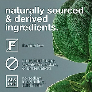 Davids Nano Hydroxyapatite Natural Toothpaste for Remineralizing Enamel, Sensitive Relief & Teeth Whitening - Antiplaque, Fluoride Free, SLS Free, Peppermint, 5.25oz, Made in USA