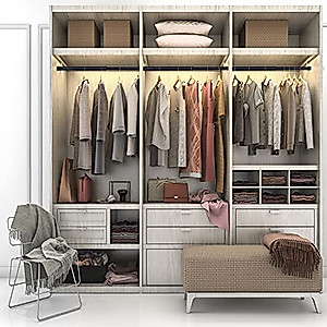 Interior Living 42-72 in. Adjustable Spring Tension Closet Window Bath Utility Rod, Black