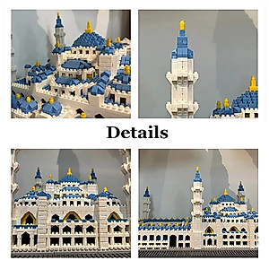 St.Paul's Cathedral Castle Collection Famous Architecture Model Building Block Set (7053pcs ) Micro Mini Bricks Toys Gifts for Kids and Adults