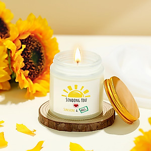 Sunflower Gifts for Women Get Well Soon Gift Baskets for Women Self Care Birthday Gifts for Women Inspirational Gifts Sunshine Box Care Package for Women