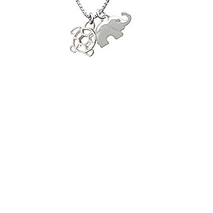 Delight Jewelry Cutout Sea Turtle Elephant Necklace, 18"+2"