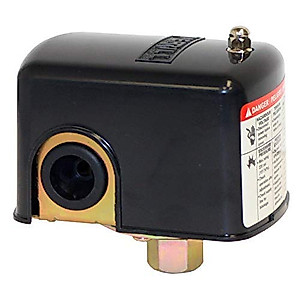 Merrill MPS4060 Water Well Pressure Control & Air-Pump Pressure Switch, 40-60 PSI Pressure Setting, NEMA 1, Adjustable Differential,1/4" Female NPT