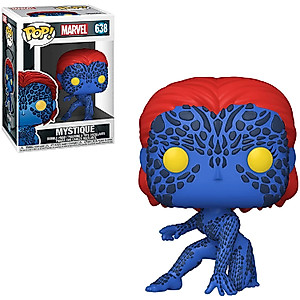 POP Marvel: X-Men 20th Anniversary - Mystique Funko Pop! Vinyl Figure (Bundled with Compatible Pop Box Protector Case) Multicolored 3.75 inches
