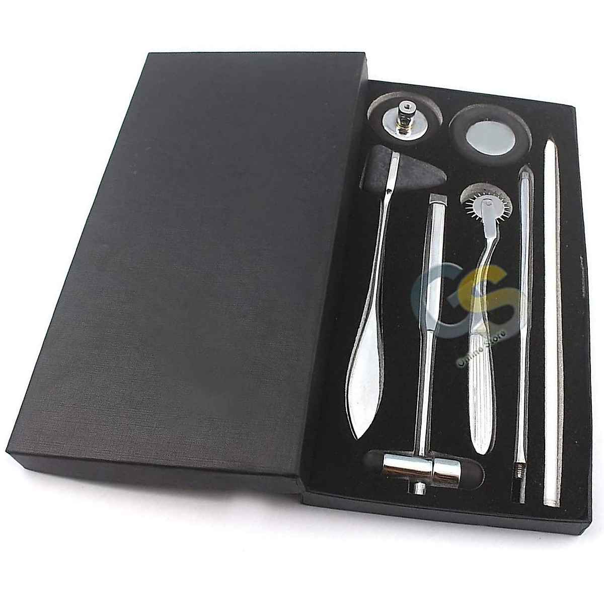 G.S 5 PCS NEUROLOGICAL SET BUCK, TAYLOR, BABINSKI, WARTENBURG PINWHEEL BEST QUALITY