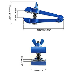 QWORK Hand Vise Hand Held Vice Clamps Pliers Household Mini Vice Cutting Sanding Drilling DIY Tools