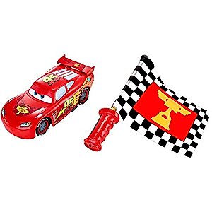 Disney Cars Toys Flag Finish Lightning McQueen