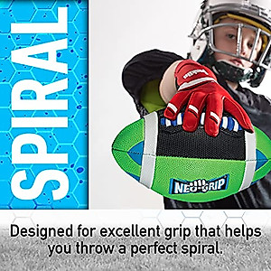 Franklin Sports Mini Sponge Foam Football - Grip-Tech Youth Football with Sift and Tacky, Easy Grip Cover - Perfect for Small Kids (Colors May Vary)