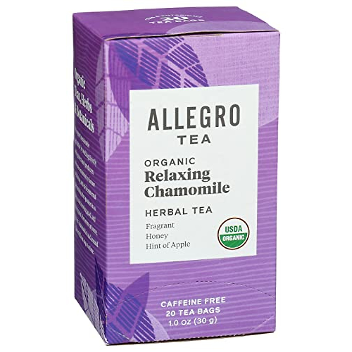 Allegro Tea, Organic Relaxing Chamomile Tea Bags, 20 ct