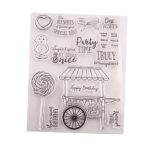 HEALEEP Stamp Sheets Christmas Scrapbook s DIY Scrapbooking Supplies Cling s Clear s Making Supplies Transparent s Postage s Upholstery Supplies Account Finished Chapter Ink Stamps