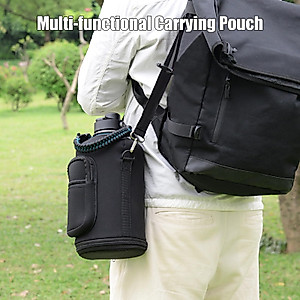 ABOTOCUP 1 Gallon Water Bottle Insulated with Powder Coated, Water Jug 1 Gallon with Straw Lids&Paracord Handle, 128 oz Water Bottle Double Wall Leak-proof BPA Free, Keep Cold-24H & Hot-12H