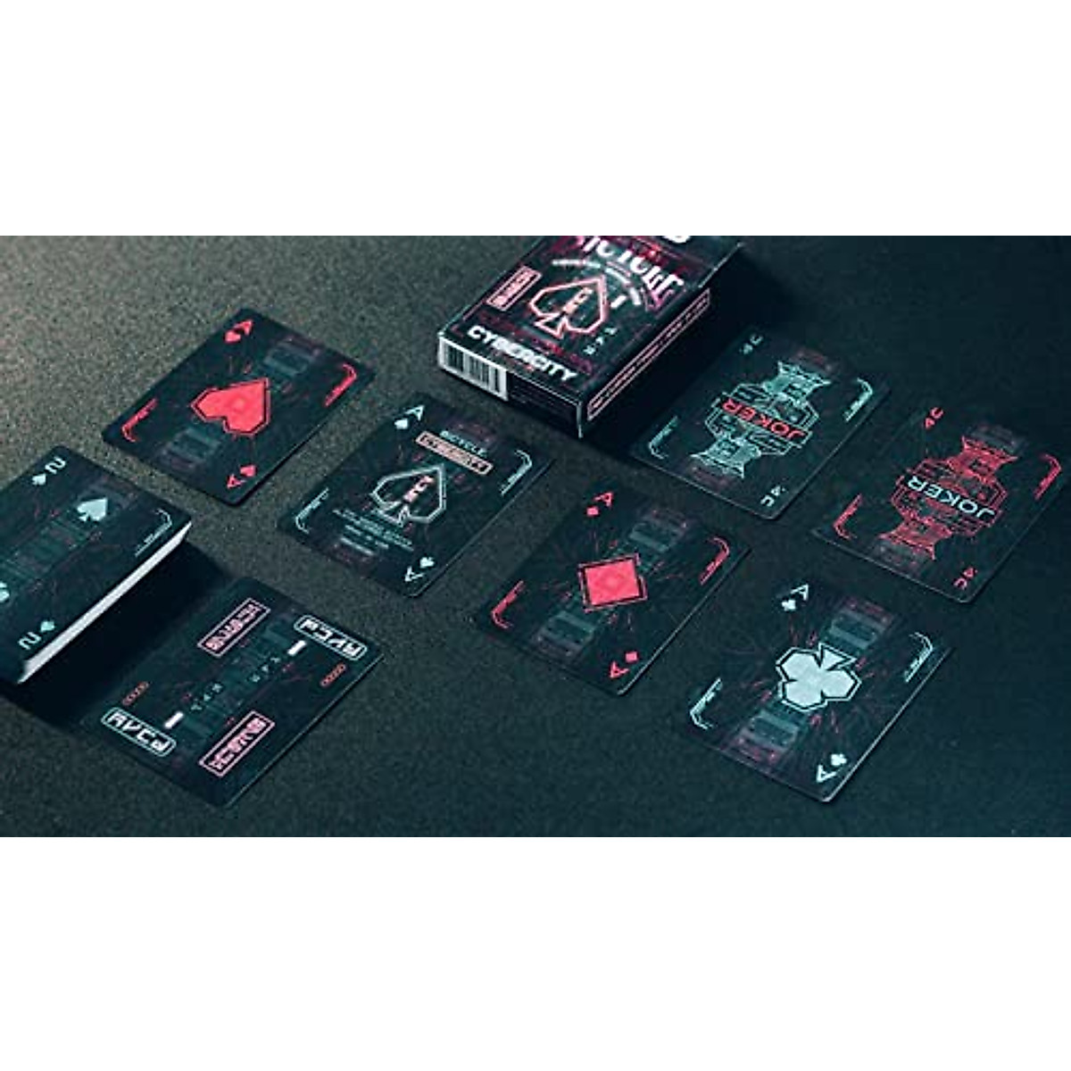Bicycle Cyberpunk Cybercity Premium Playing Cards, 1 Deck