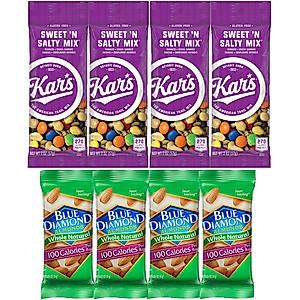 Nuts Snack Packs - Mixed Nuts and Trail Mix Individual Packs - Healthy Snacks Care Package (28 Count)