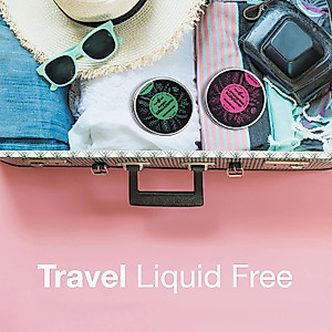 Shampoo Bar and Conditioner Bar Travel Set, Lemongrass & Gillyflower for Dry Hair, Sulfate Free, Palm Oil Free, Plastic Free, Eco-Friendly Natural Solid Bars