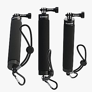 GRAVGRIP V2 Extension Pole Bundle - Hydraulic Leveling Mount for Action Camera, GoPro, DJI, Insta360 - Pocket-Sized Leveler, Gimbal, JIB