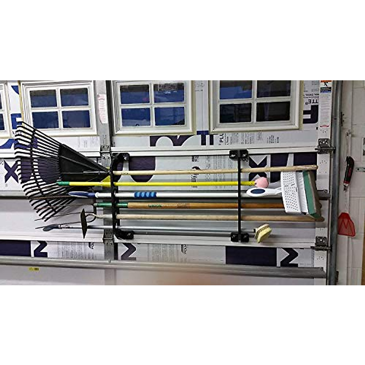 Cobra Storage Garage Door Fishing Rod Holder Rack - 21" (21 inch (4 panel garage doors))