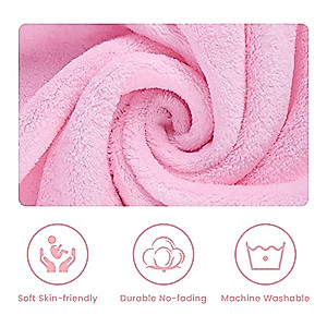 M&G House Newborn Photography Props Bathrobe Outfits Baby Photoshoot Props Robe Girl Baby Photo Prop Outfit Robe Bath Towel Costume Sets 0-6 Months(Pink)