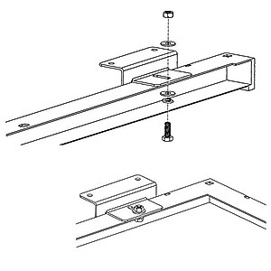 AOOHOOA Solar Panel Mounting Z Brackets with Nuts and Bolts for RV Camper,Boat,Wall and Other Off Gird Roof Installation,A Set of 4 Units (8 Set)