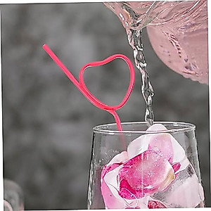 LALAFINA 25Pcs straw hawaiian decor coffee mug tumbler for disposable drinking stanly bridal shower favors the pet Home Supply Party Accessories Party Supply juice bent