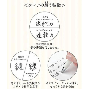 Pentel Ballpoint Pen ENERGEL Clena 0.4mm [Blue Black] (Japan Import)