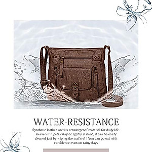 KL928 Crossbody bags for Women Shoulder Purses and Handbags (Brownness-2)