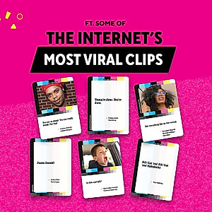 The Audio Game – A Raunchy Card Game – Use Viral Social Media Clips to Roast Your Friends – Hear The Hilarious Cards – Game Night Must Have (17+)