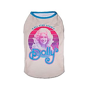 Doggy Parton White All Star Show Dolly Tee - XXL