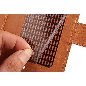 Tnviud Pattern Wallet Design Flip PU Leather Cover Skin Protection Case for Emporia Happy E30 1.8" (Lovely)