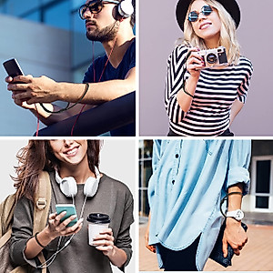 Hand Wrist Strap Lanyard, 6 Pack 9.5inch Adjustable Nylon Wristlet Straps Keychain String for Cell Phone Case Holder, AirPods Pro 2 2022, Camera, Key, GoPro, USB Drive, Ski Glove(Black)