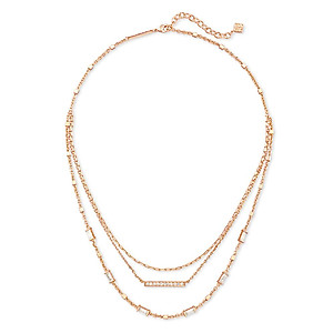 Kendra Scott Addison Multi Strand in Rose Gold Rose Gold Metal