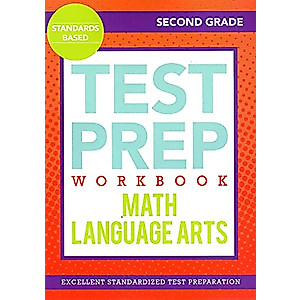 Second Grade Math & Language Arts Test Prep Workbook (Aligned with Common Core Standards) -v3
