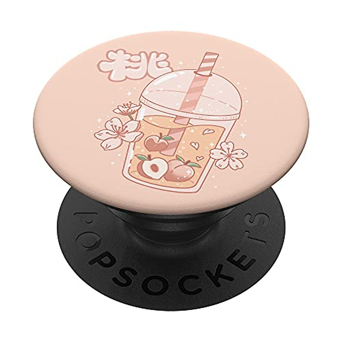 Peach Juice Tea Cute Kawaii Harajuku Aesthetic PopSockets Swappable PopGrip