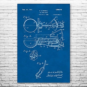 Ice Cream Scoop Poster Print, Icecream Art, Restaurant Decor, Kitchen Wall Art, Server Gift, Ice Cream Shop Art Blueprint (11 inch x 14 inch)