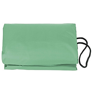 BORDSTRACT Square Swimming Pool Cover, Waterproof Cover for Sandbox Protective Generators Cover, Suitable for Children Camping Garden Furniture Outdoors(Small-Green)