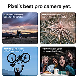 Google Pixel 8 Pro - Unlocked Android Smartphone with Telephoto Lens and Super Actua Display - 24-Hour Battery - Bay - 128 GB
