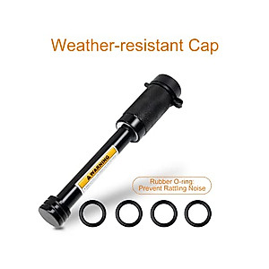 Hitch Lock, A-COMB Heavy Duty Trailer Hitch Pin Lock, 5/8" Dia and 3-1/2" Long Trailer Receiver Towing Hitch Locking Pin, for Bike Racks Truck Boat, for Class III IV 2", 2-1/2" and 3" Receiver, Black