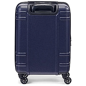 Tommy Hilfiger Lexington Upight Hard Suitcase, Navy, 21"