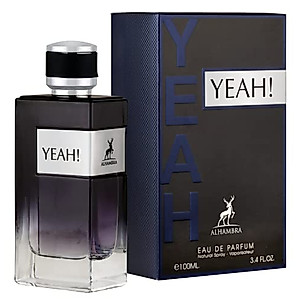 Maison Alhambra Yeah Eau de Parfum Spray for Men, 3.4 Ounce