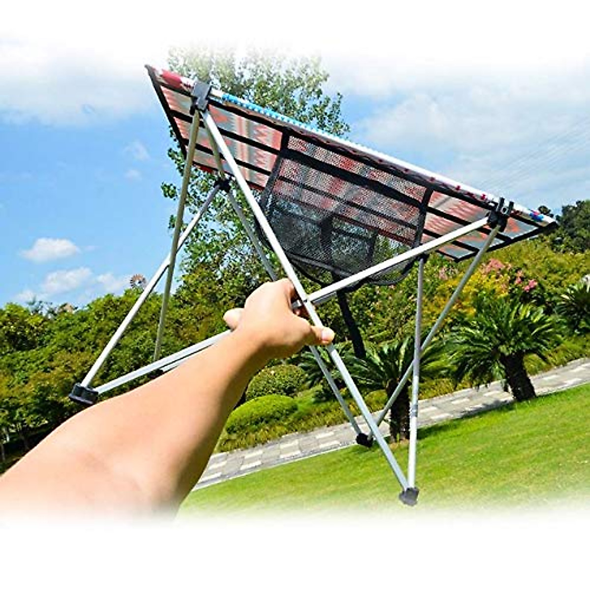 DOUBAO Portable Foldable Table Camping Outdoor Furniture Computer Bed Tables Light Folding Desk Picnic Aluminium Alloy