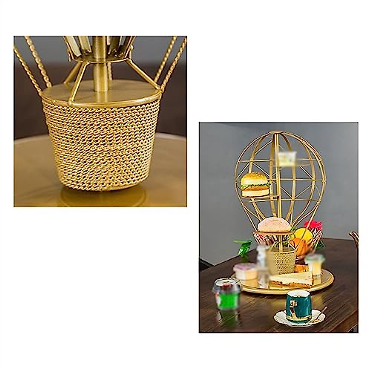 Cake Stand Creative Design Dessert Rack Multi Layer Large Capacity Afternoon Snack Rack Cake Rack Rotatable Dessert Stand Cupcake Holder