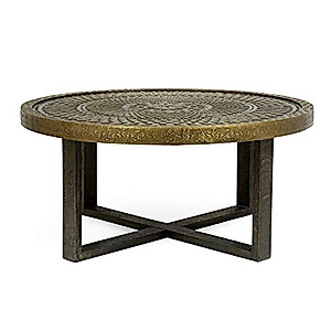 Christopher Knight Home Cohutta Coffee Table, Gold