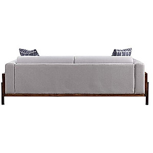 Acme Furniture Upholstered Sofas, Beige and Walnut