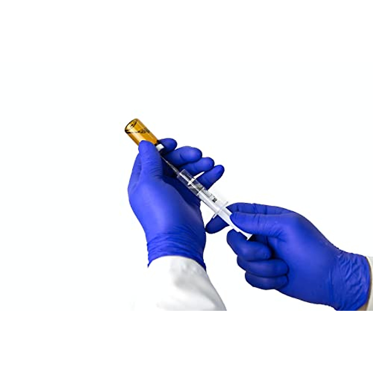 Inspire Cobalt Blue Exam Grade Nitrile Gloves Size XL, Box of 100